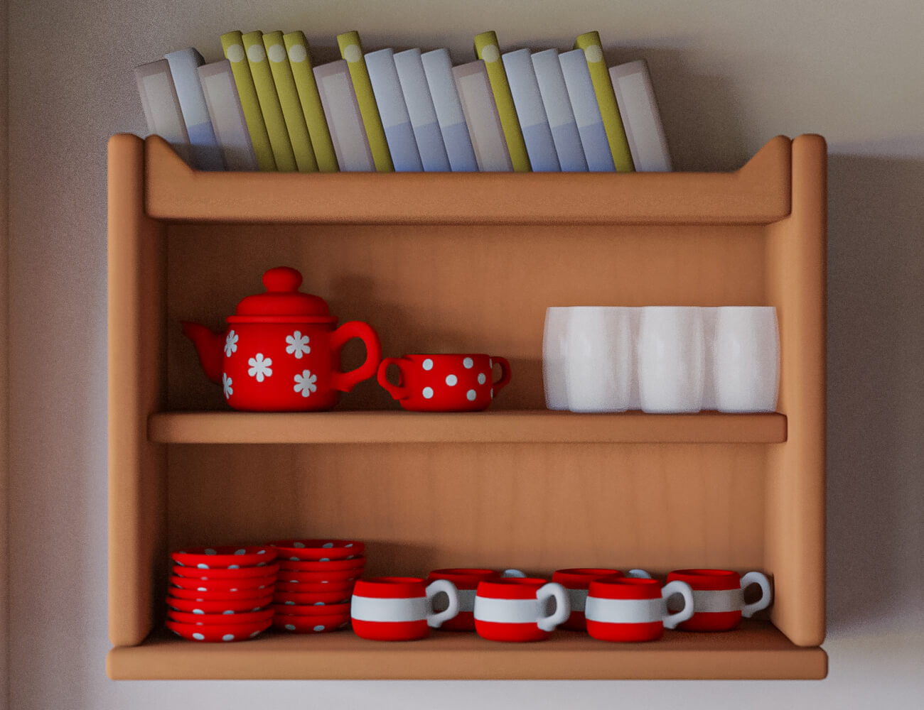 Cozy Cartoon World Kitchen Props - 3D Model by QuantumStateStudio