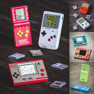 Handheld Classics - Game Console Bundle by QuantumStateStudio