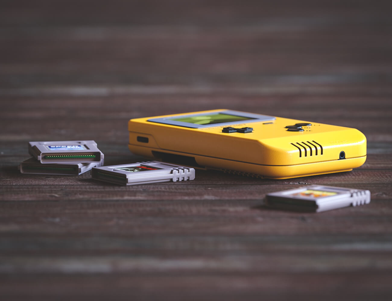 Handheld Classics - Playforce Pocket 3D Model by QuantumStateStudio