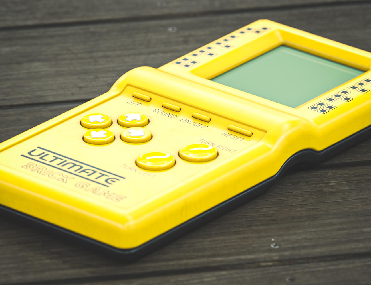Handheld Classics - Ultimate Brick Game 3D Model by QuantumStateStudio