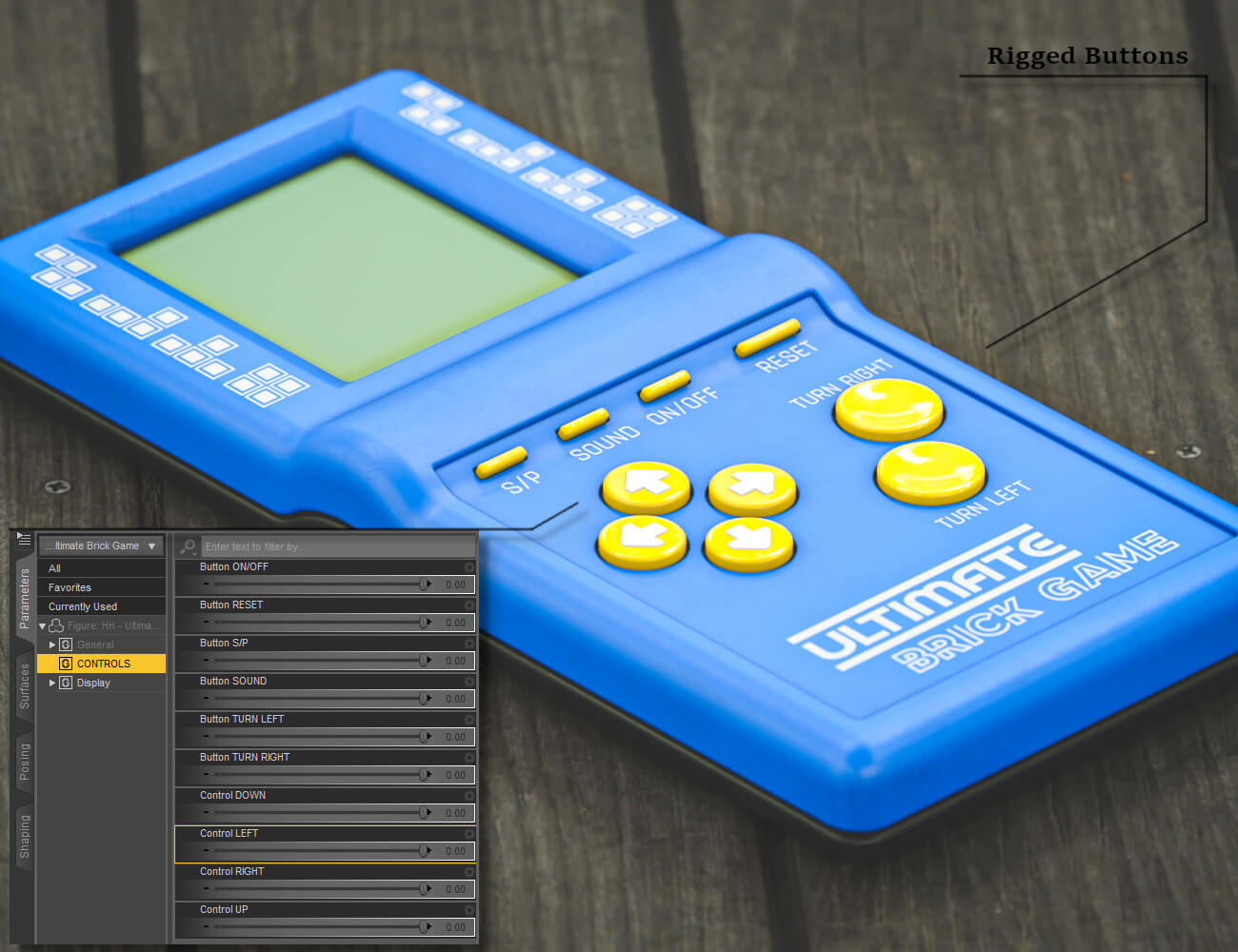 Handheld Classics - Ultimate Brick Game 3D Model by QuantumStateStudio