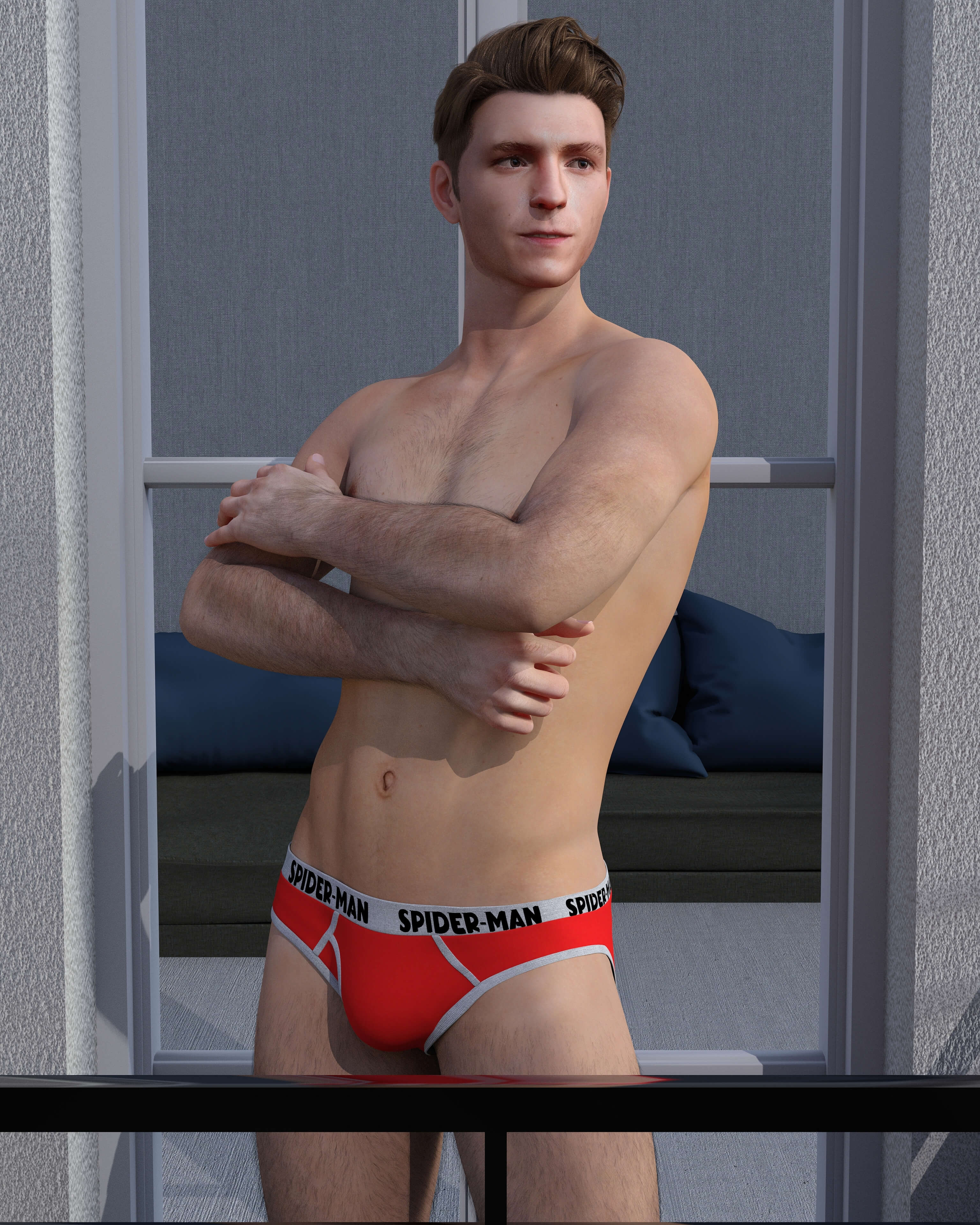 Tom 3D Render, Digital Art by Quietus