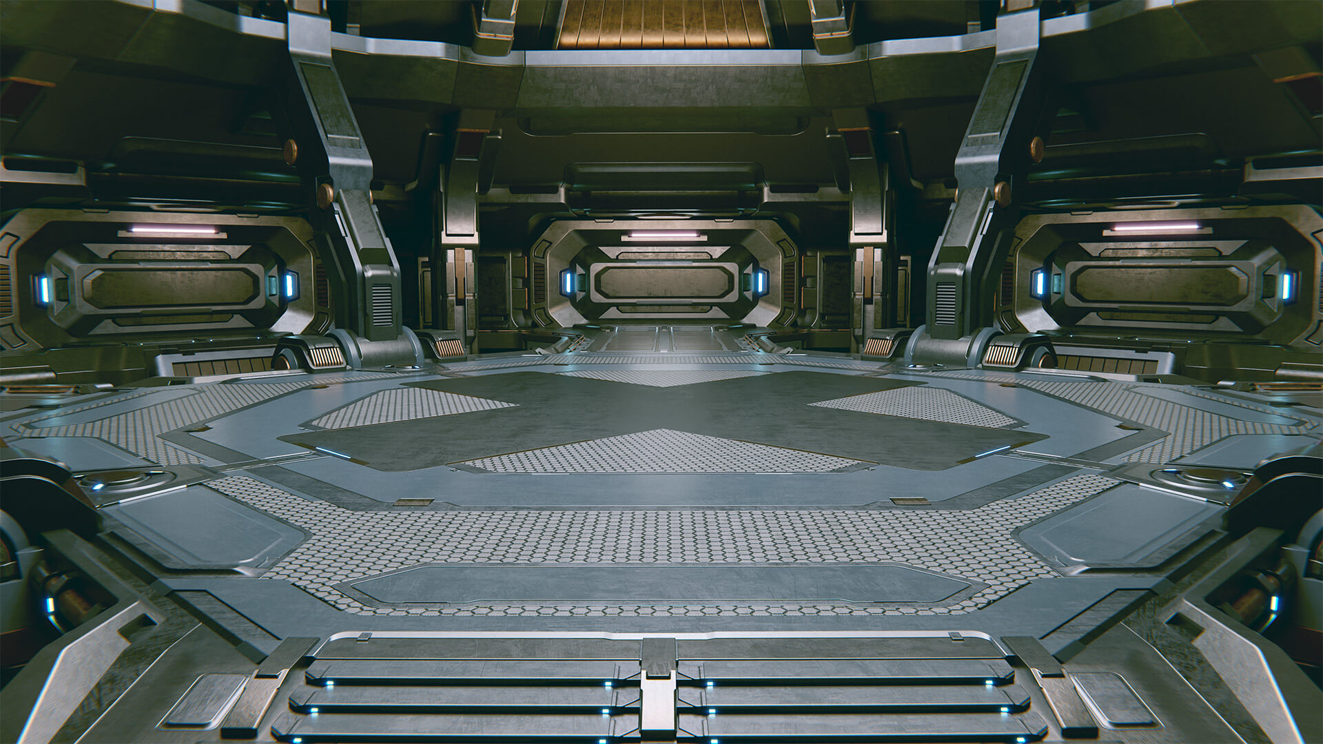 Sci-fi Scene Black Abyss 3D Render | RenderHub Gallery