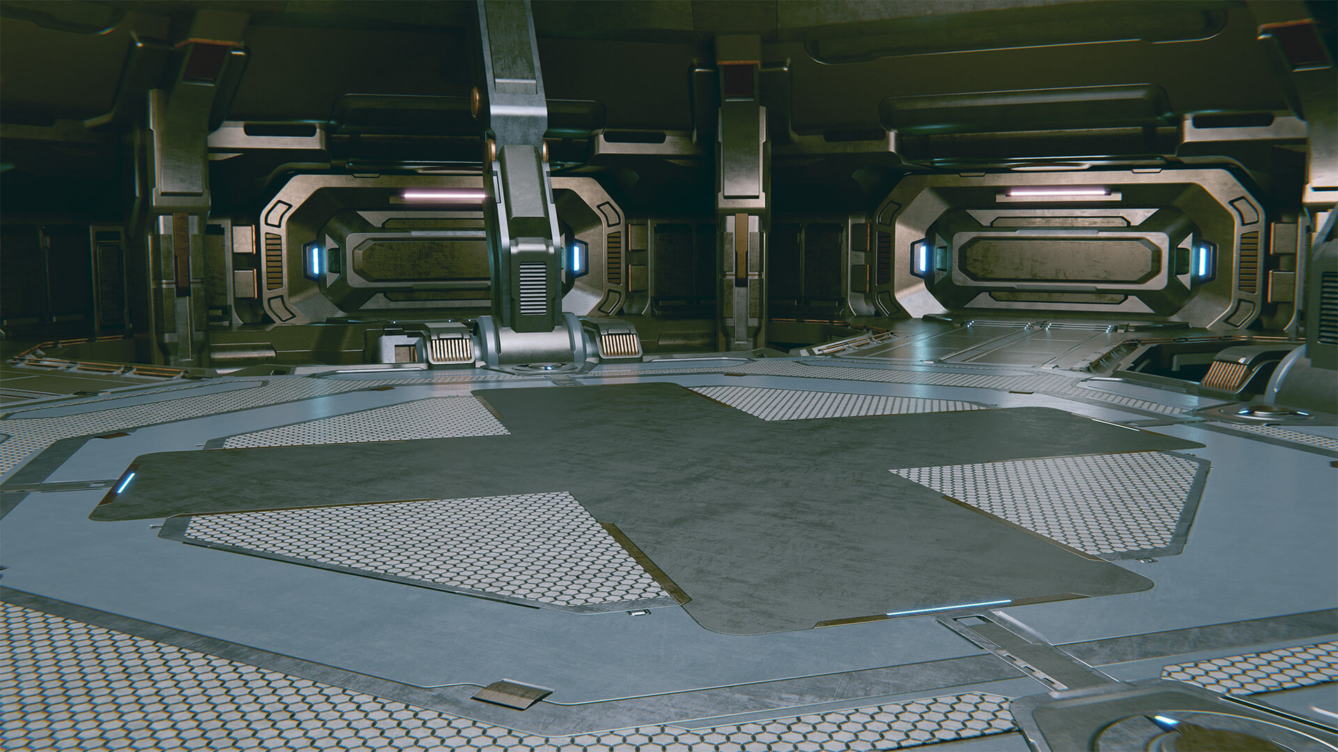 Sci-fi Scene Black Abyss 3D Render | RenderHub Gallery