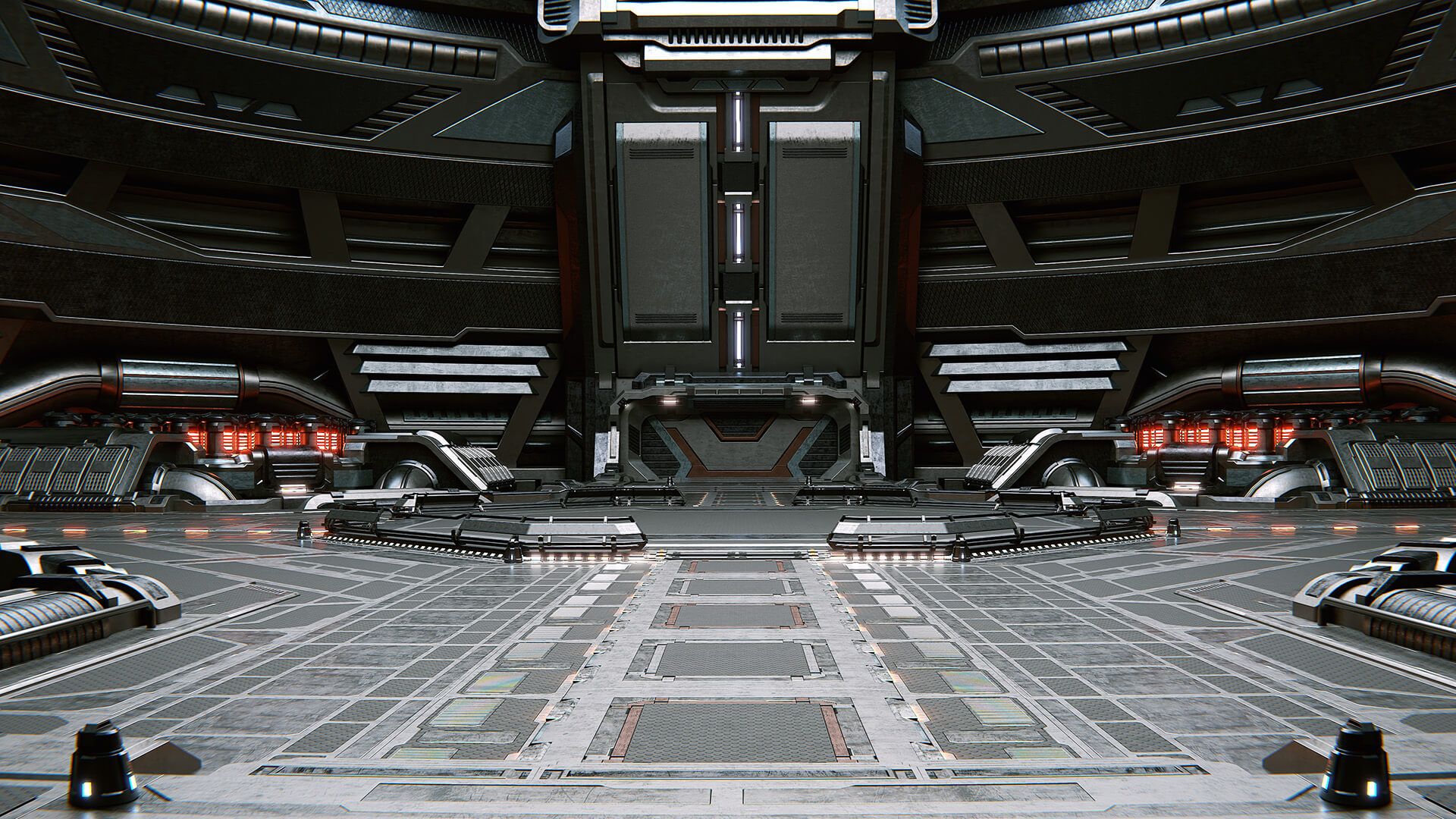 Sci-fi Scene Time travel 3D Render | RenderHub Gallery