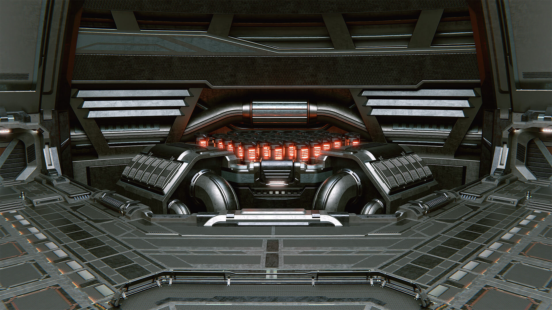 Sci-fi Scene Time travel 3D Render, Digital Art by qwestgamp