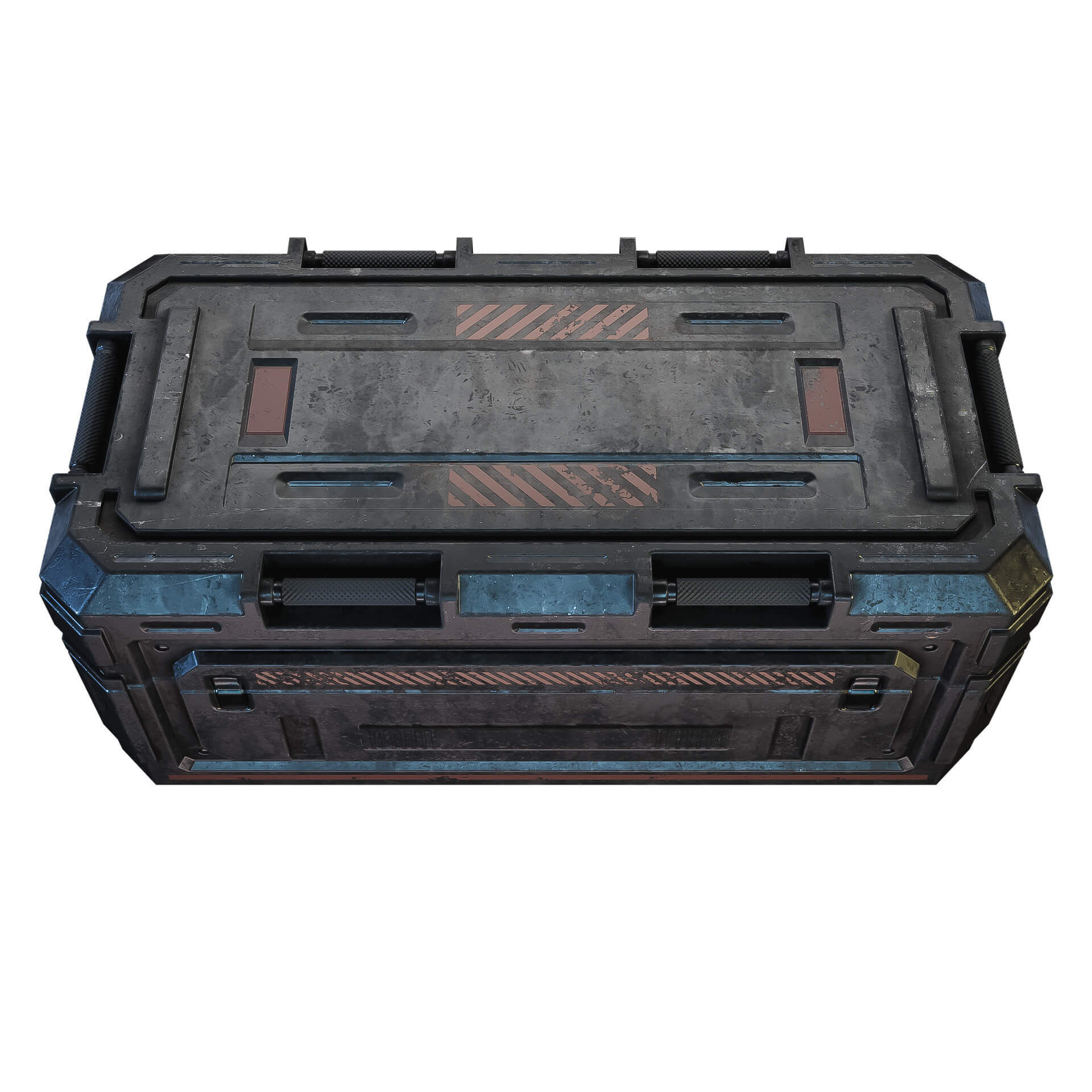 Sci-Fi Container Free 3D Model by qwestgamp