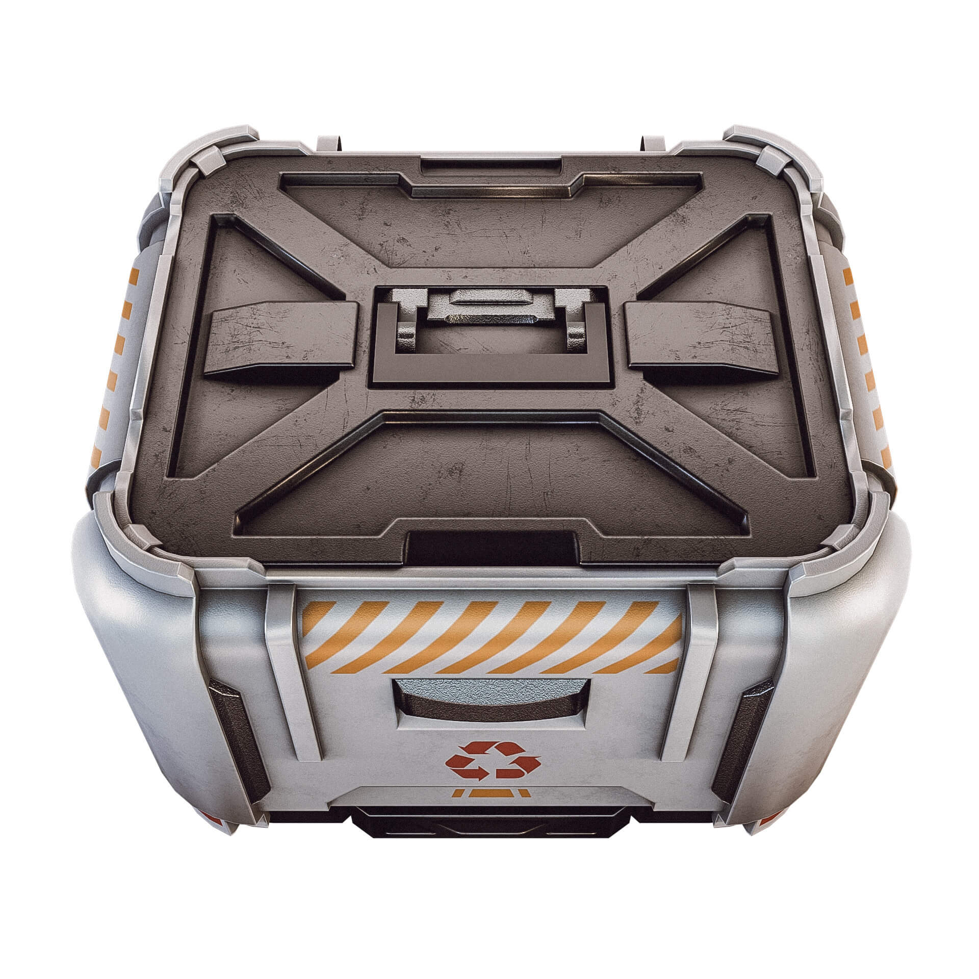 Sci-Fi Container 3D Model by qwestgamp