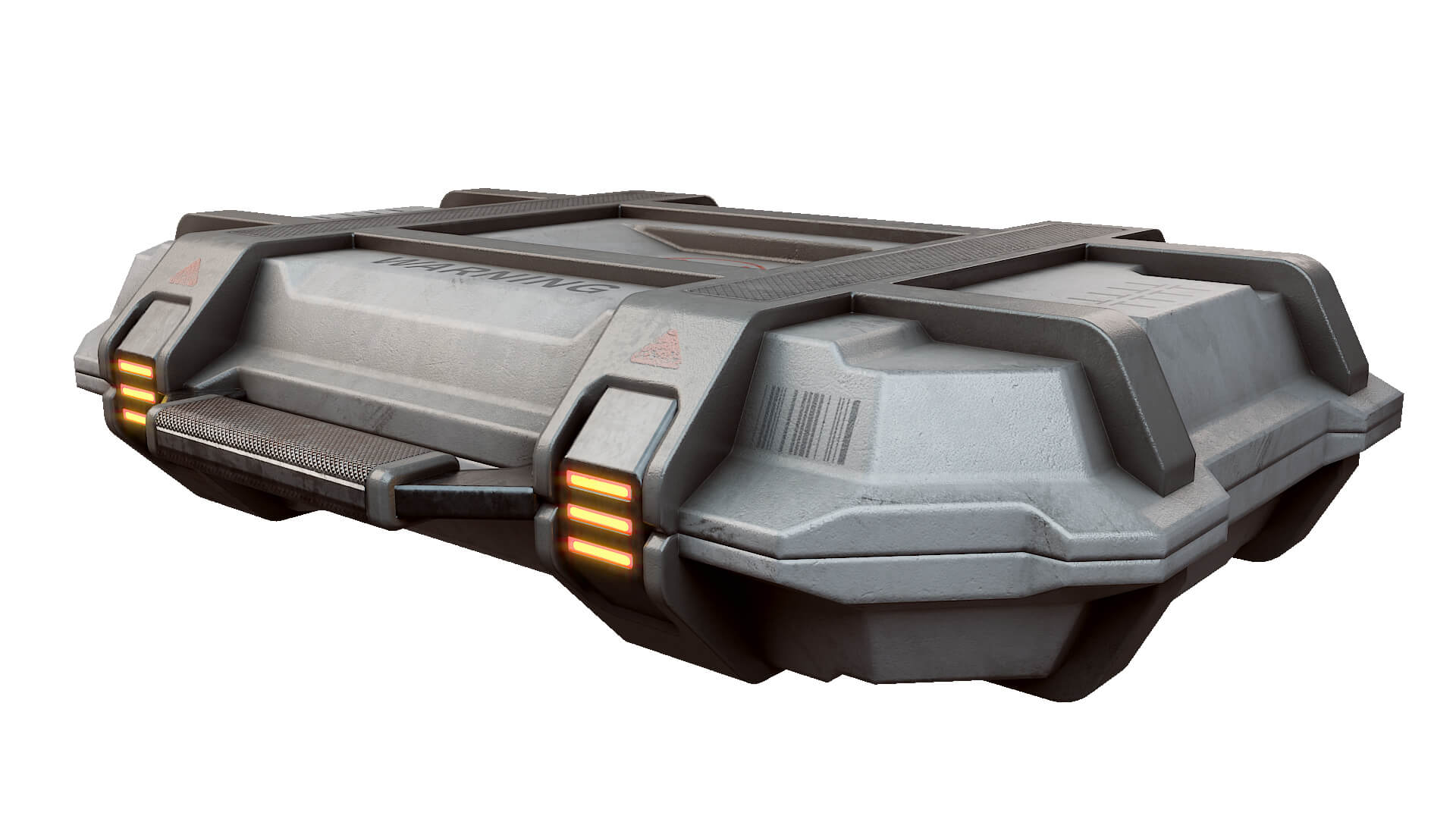 Sci-Fi Container Game Ready 3D Model by qwestgamp