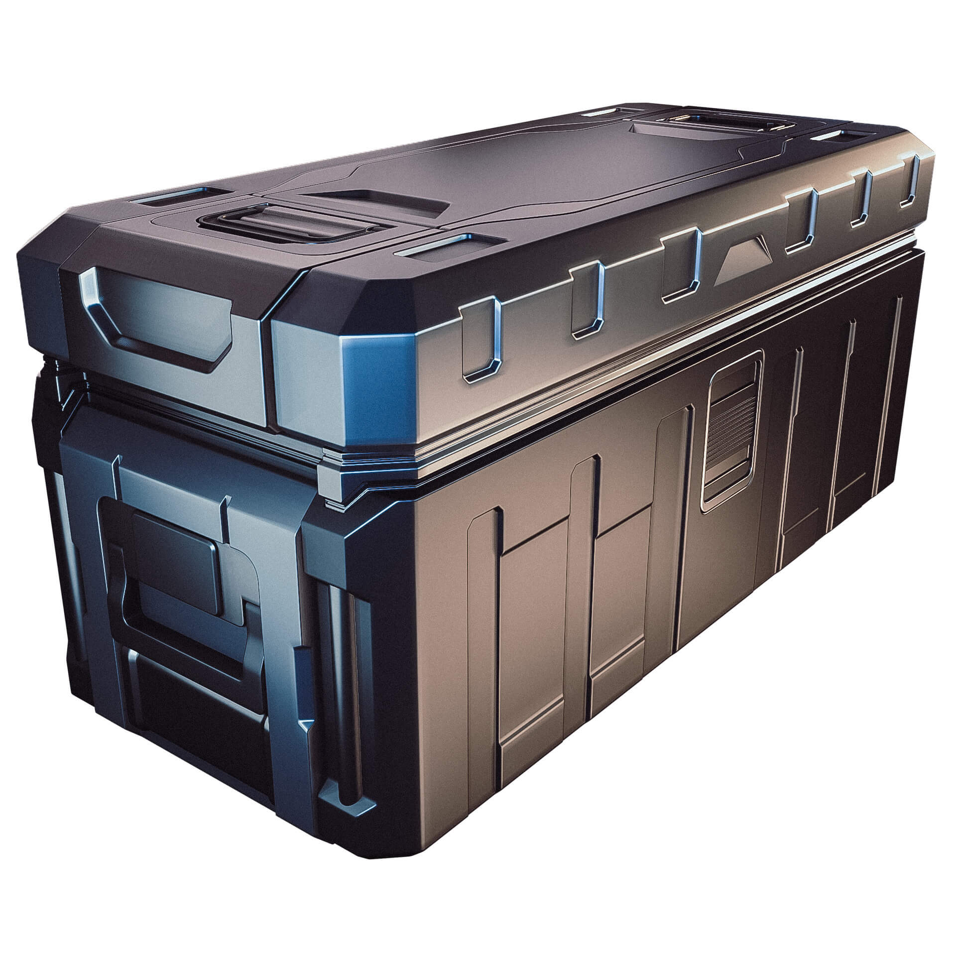 Sci-Fi Container Pack 3D Model by qwestgamp
