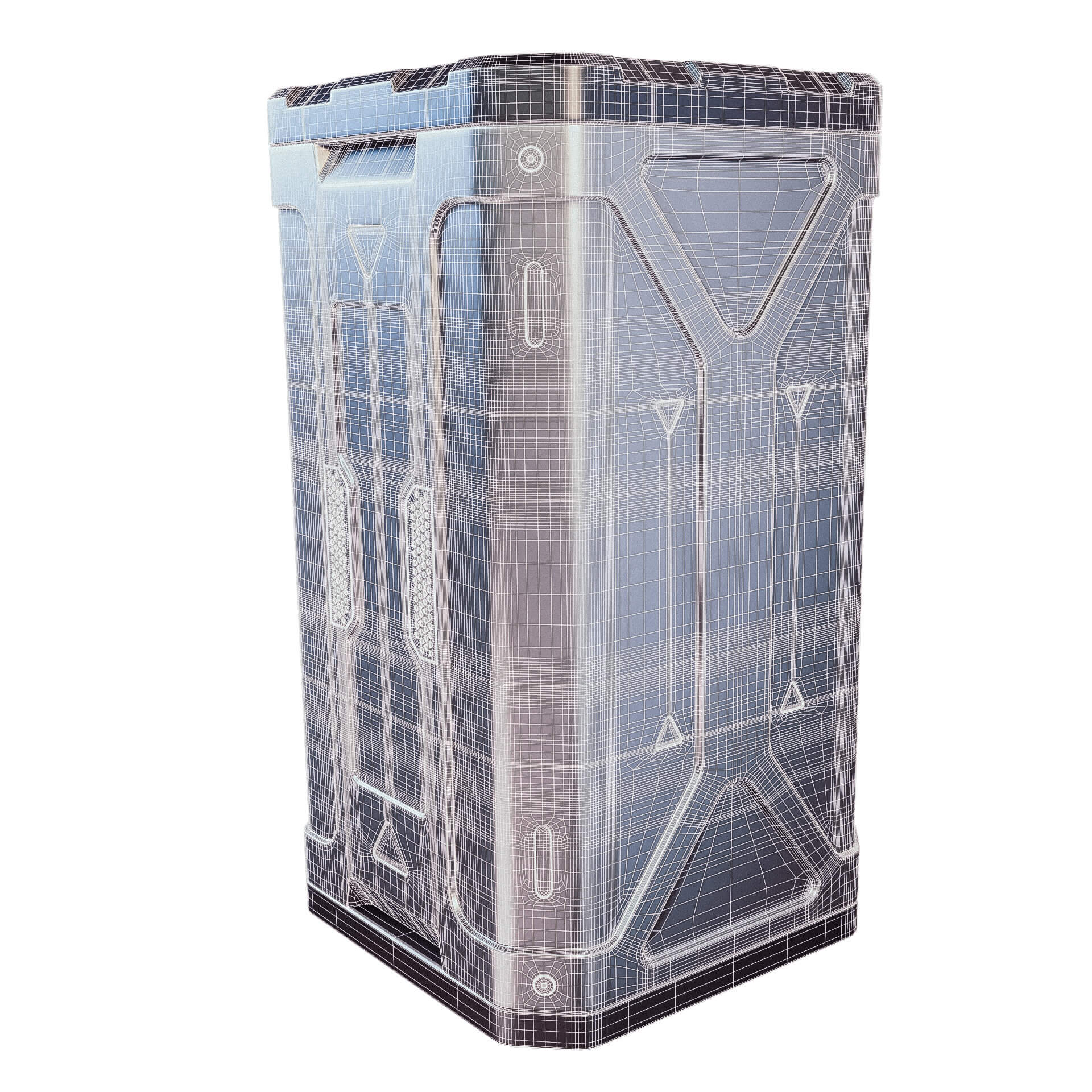 Sci-Fi Container Pack 3D Model by qwestgamp