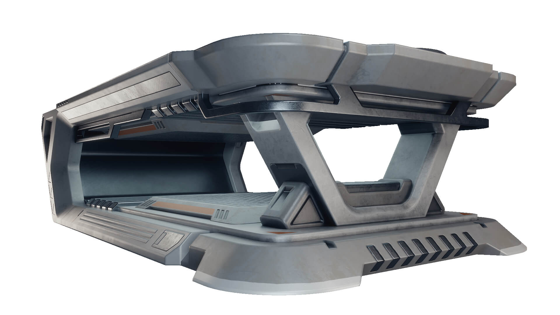 Sci-Fi Holographic Control Panel 3D Model by qwestgamp