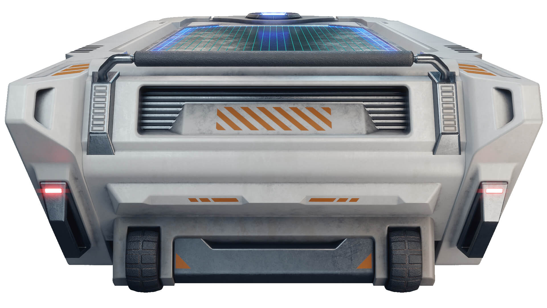 Sci-Fi Holographic Control Panel 3D Model by qwestgamp