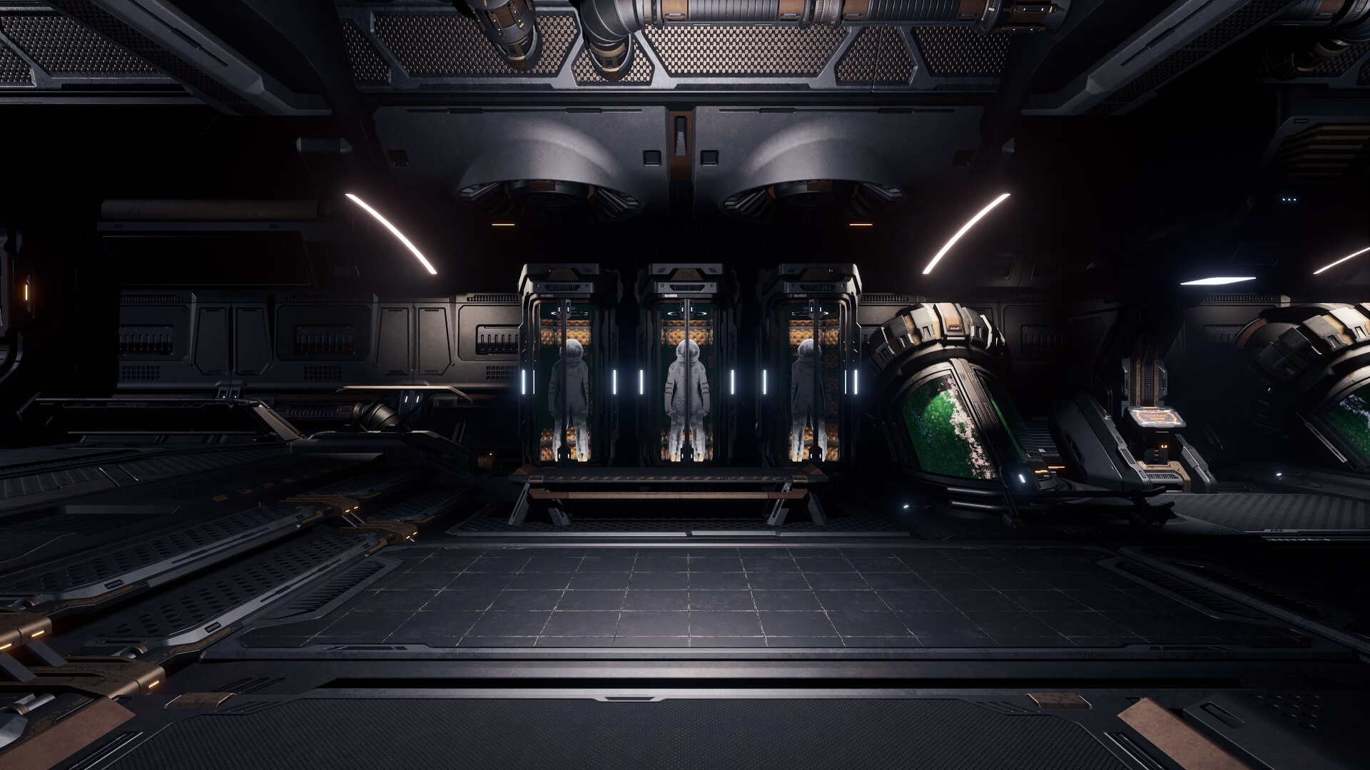 Sci-Fi Industrial Base 3D Model by qwestgamp