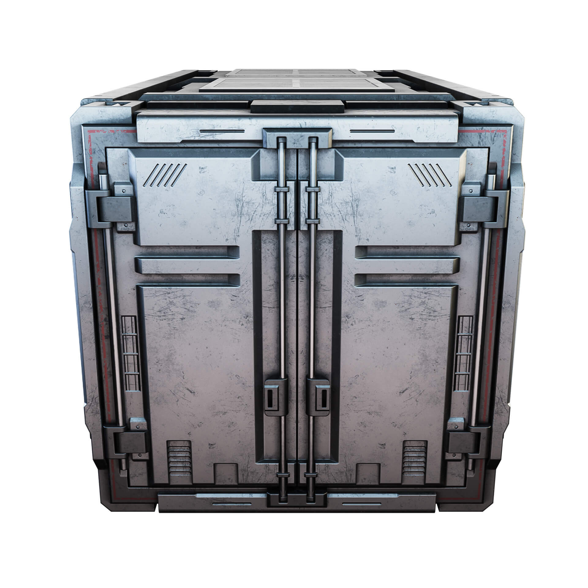 Sci-Fi Industrial Container 3D Model by qwestgamp