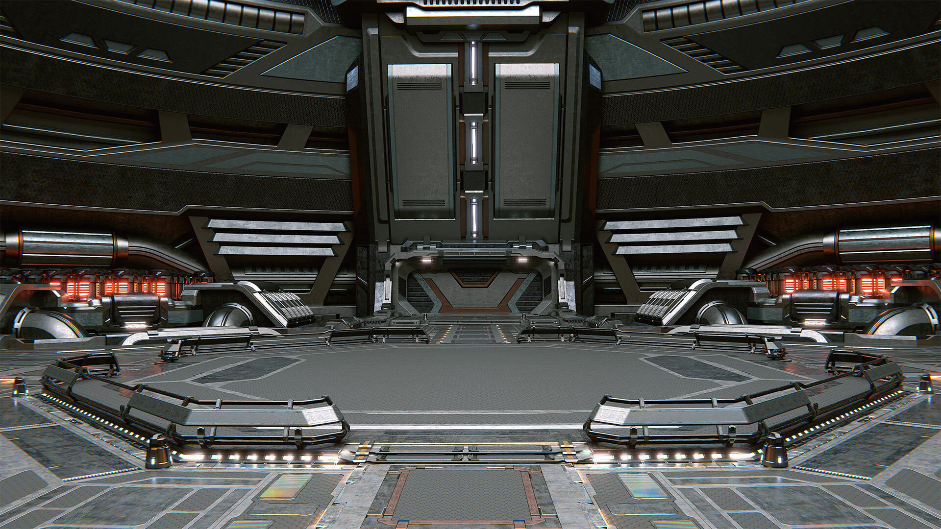 Sci-Fi Scene for Renders Time Travel 3D Model by qwestgamp