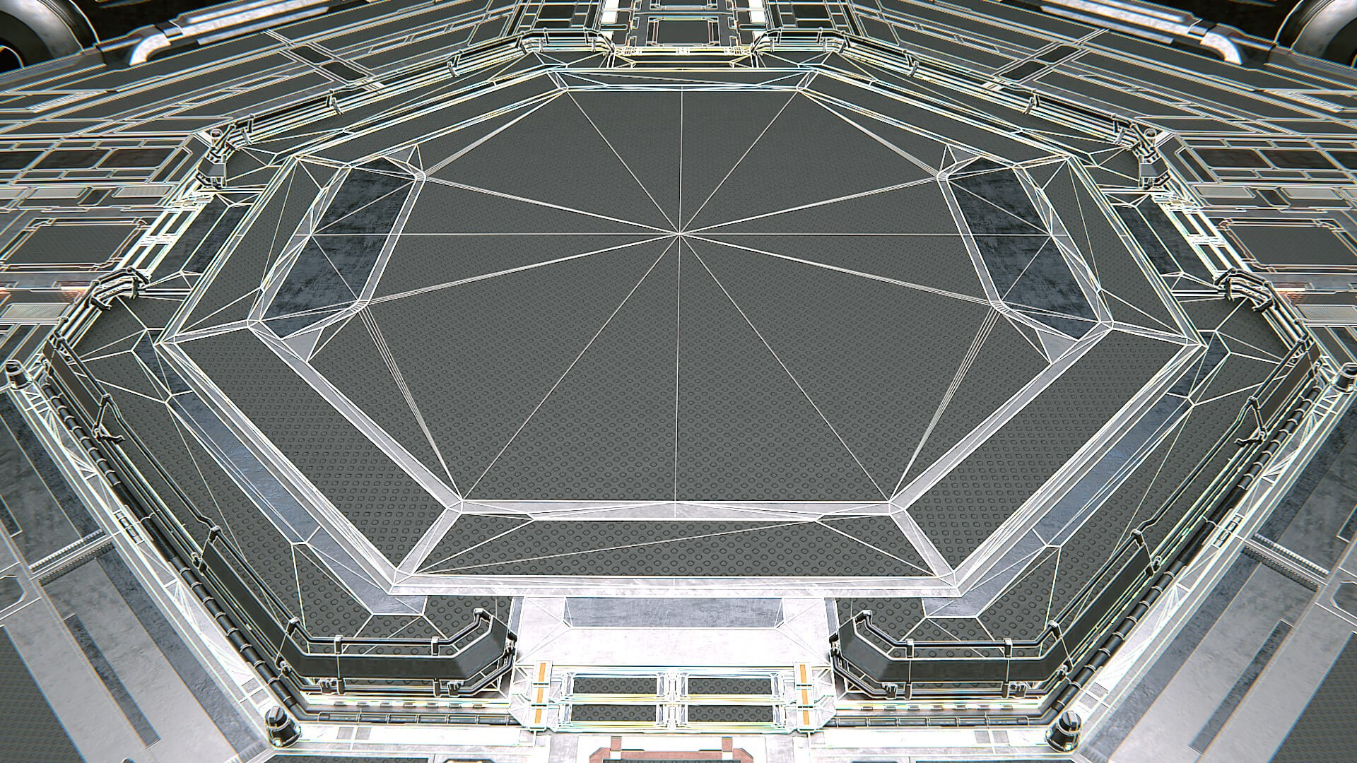 Sci-Fi Scene for Renders Time Travel 3D Model by qwestgamp