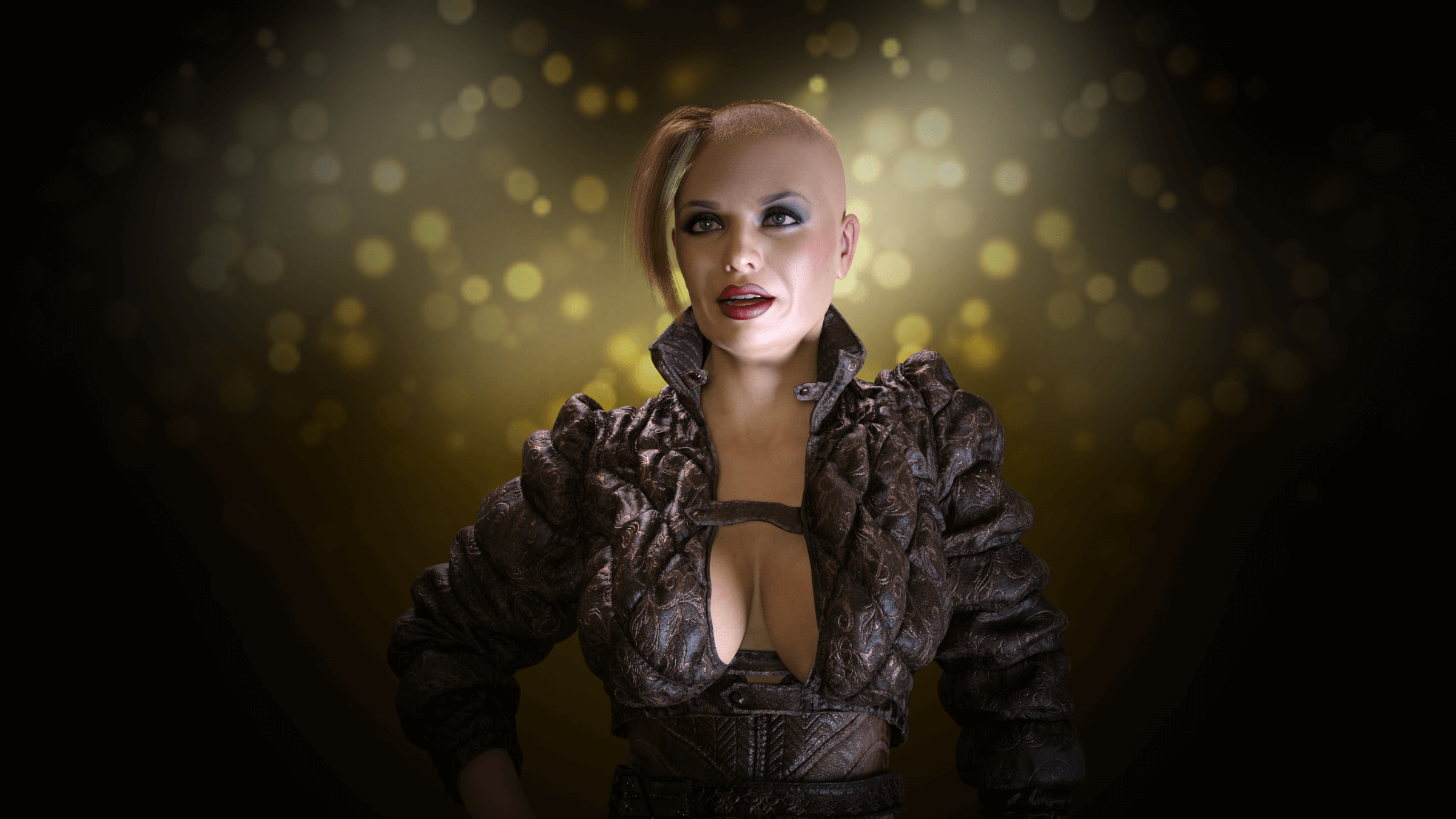 Maria Moon 3D Render, Digital Art by RadioShack