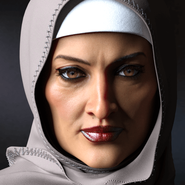 Mimi portrait 3D Render, Digital Art by RadioShack