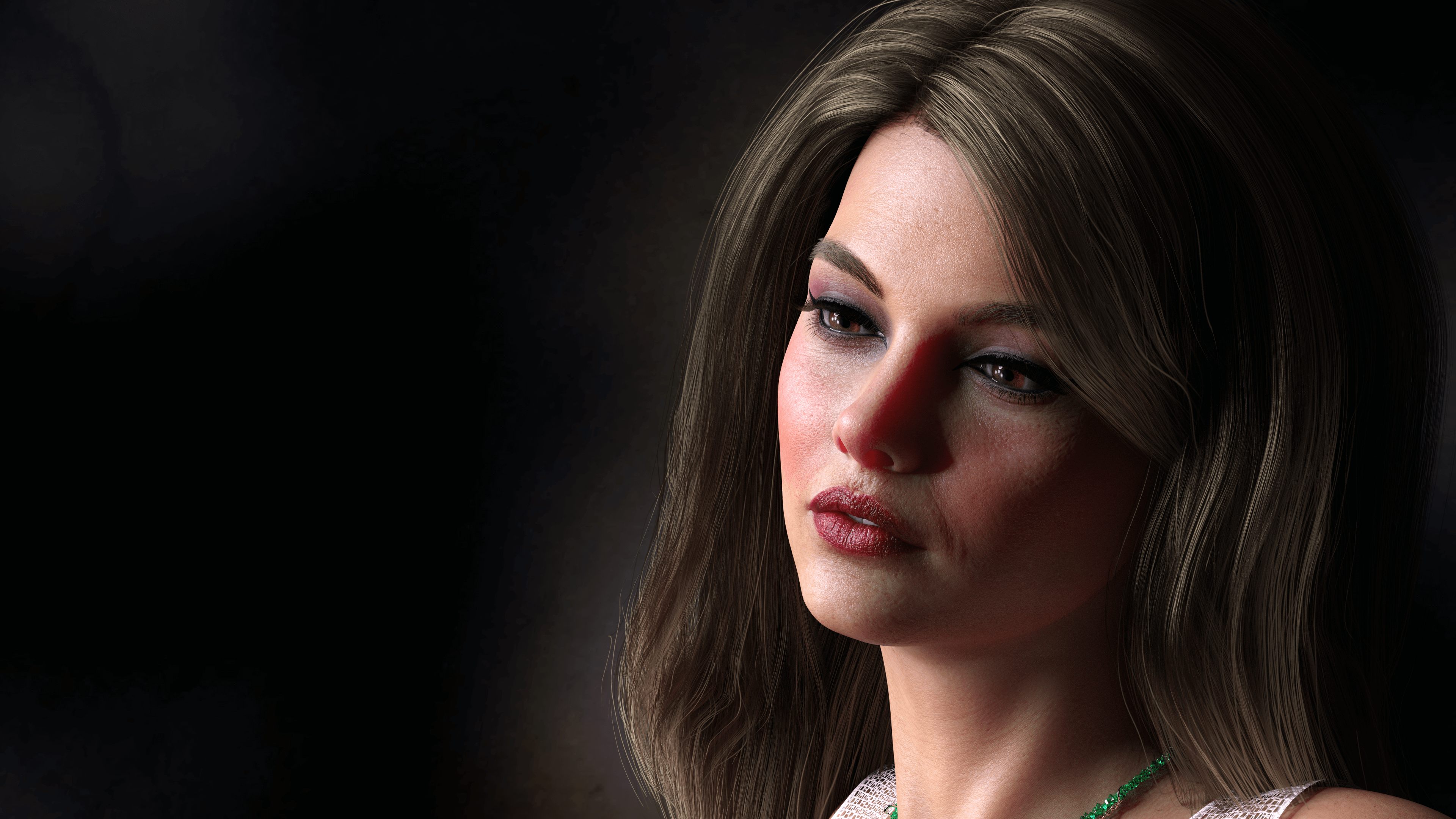 TX Alison portrait 3D Render, Digital Art by RadioShack