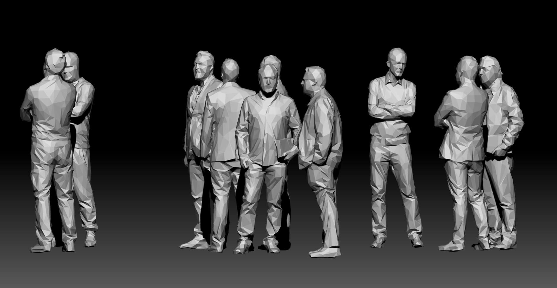 10 People Collection Vol 7 - 3D Model by Radju