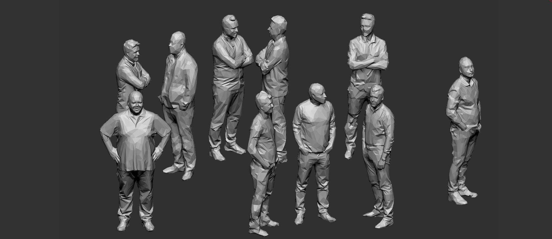 10 People Vol 6 - 3D Model by Radju