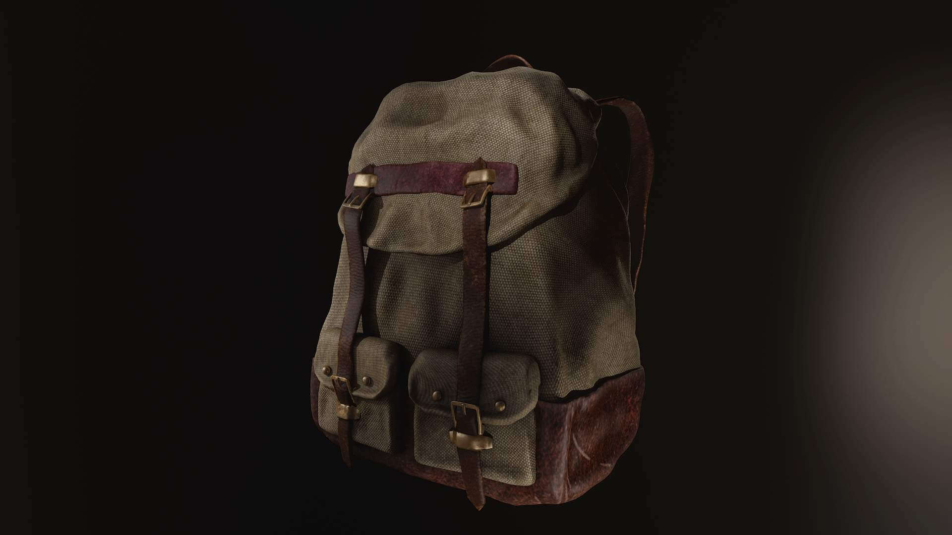 Backpack 2 - 3D Model by Radju