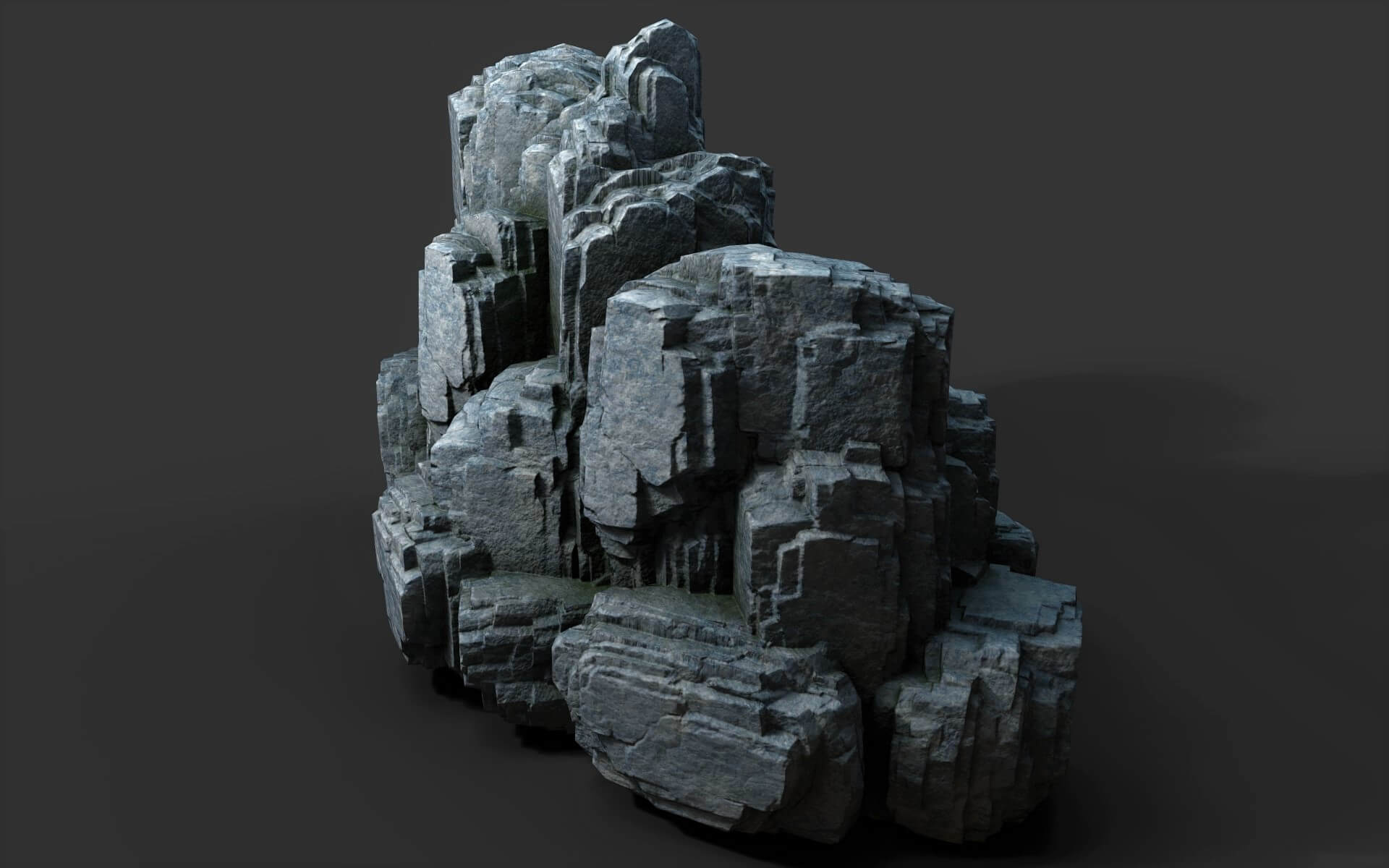 Cliff - 3D Model by Radju
