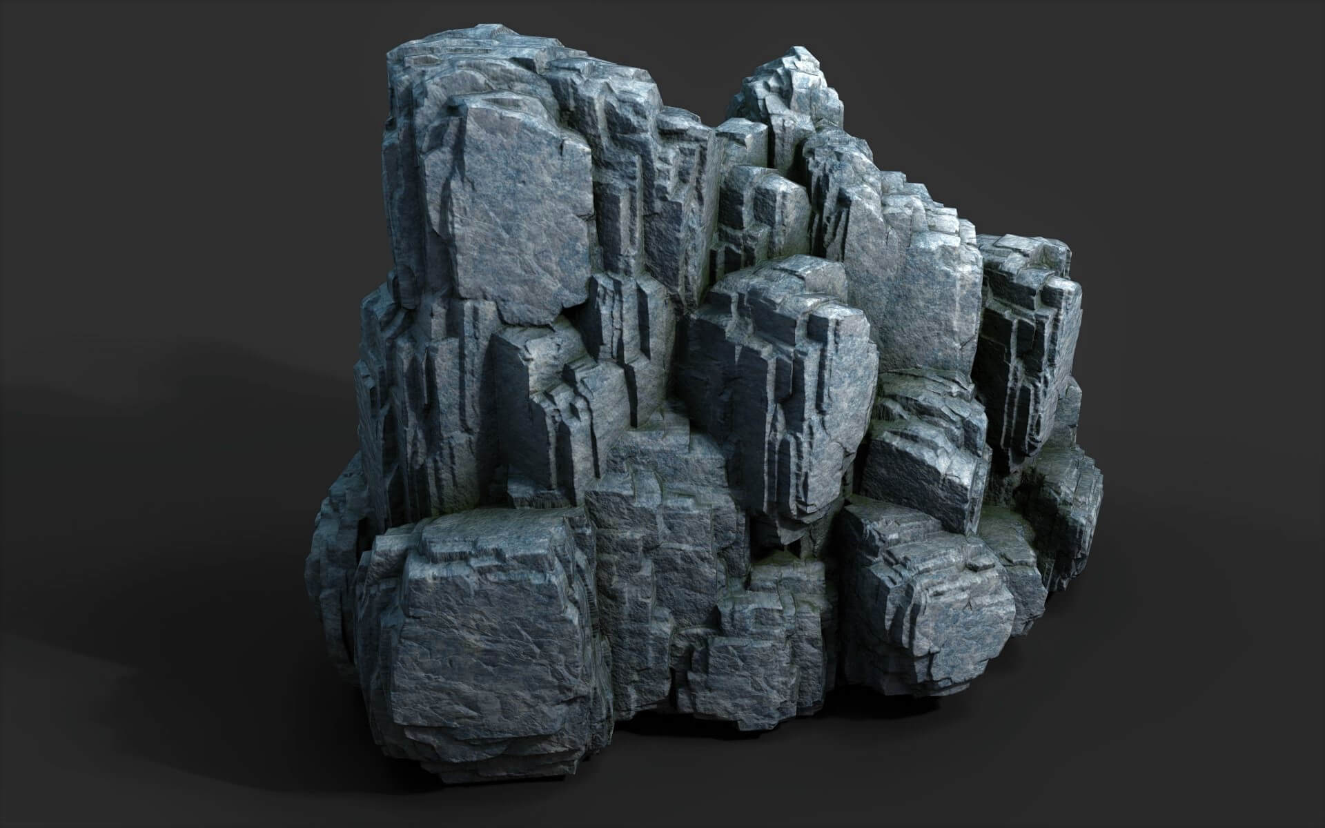 Cliff - 3D Model by Radju