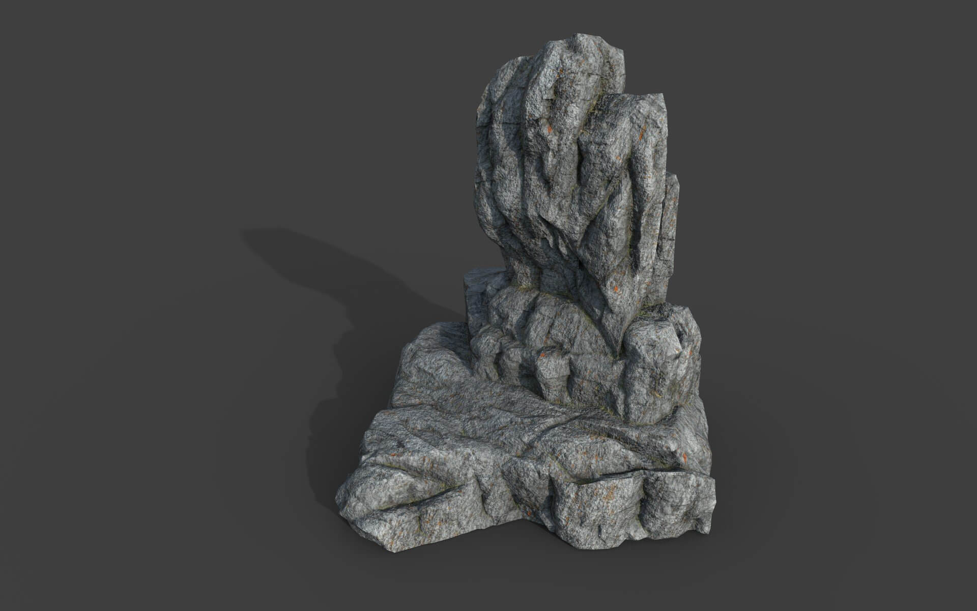 Cliff Rock 2_6 - 3D Model by Radju