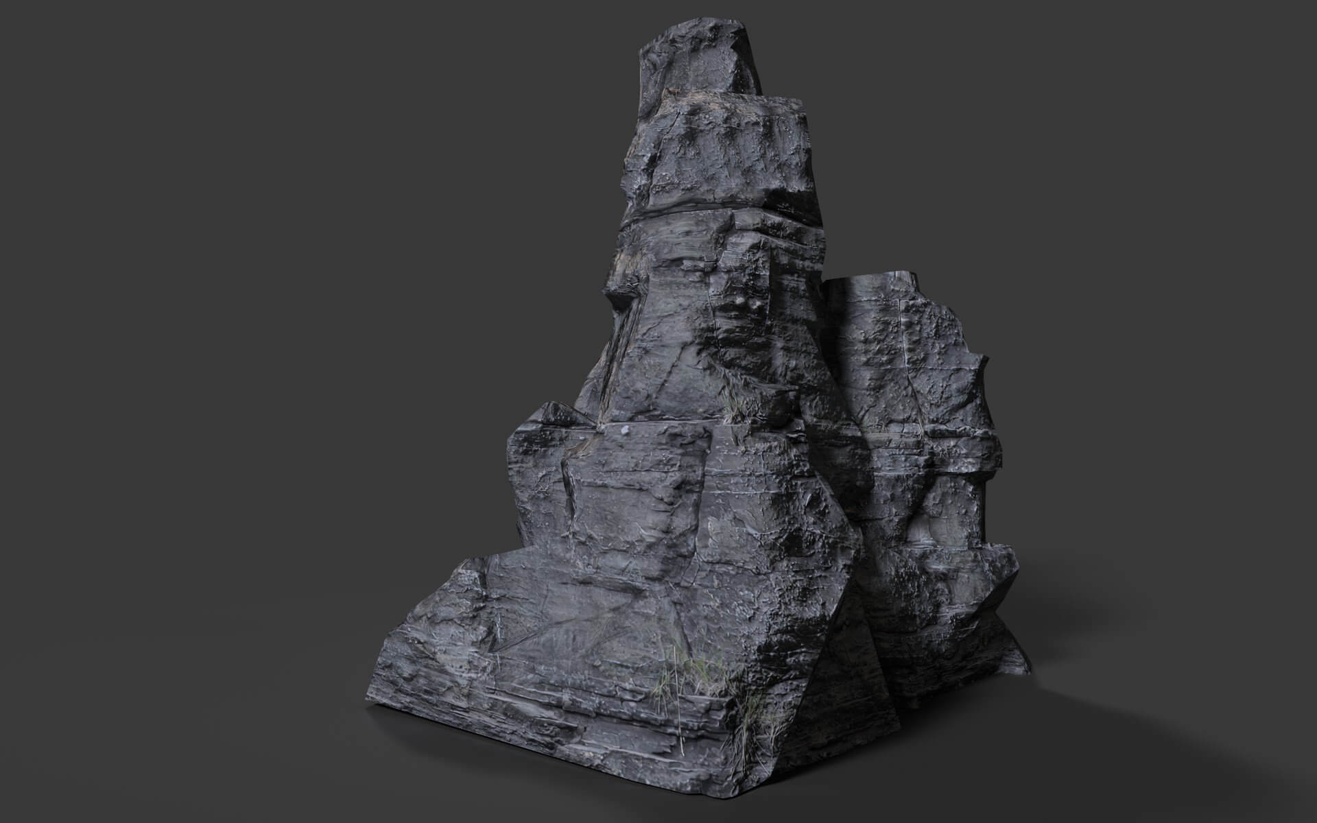 Cliff - 3D Model by Radju