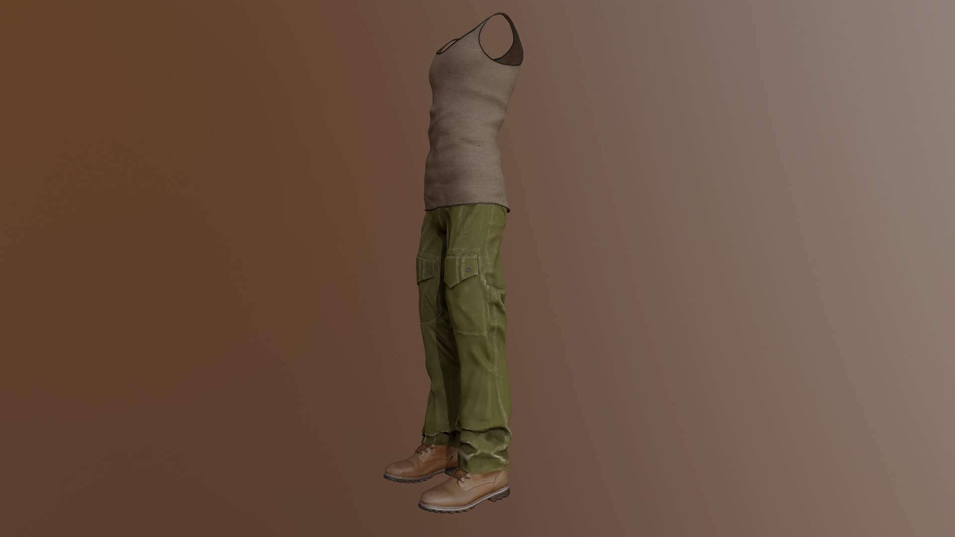 Clothing Set 7 - 3D Model by Radju