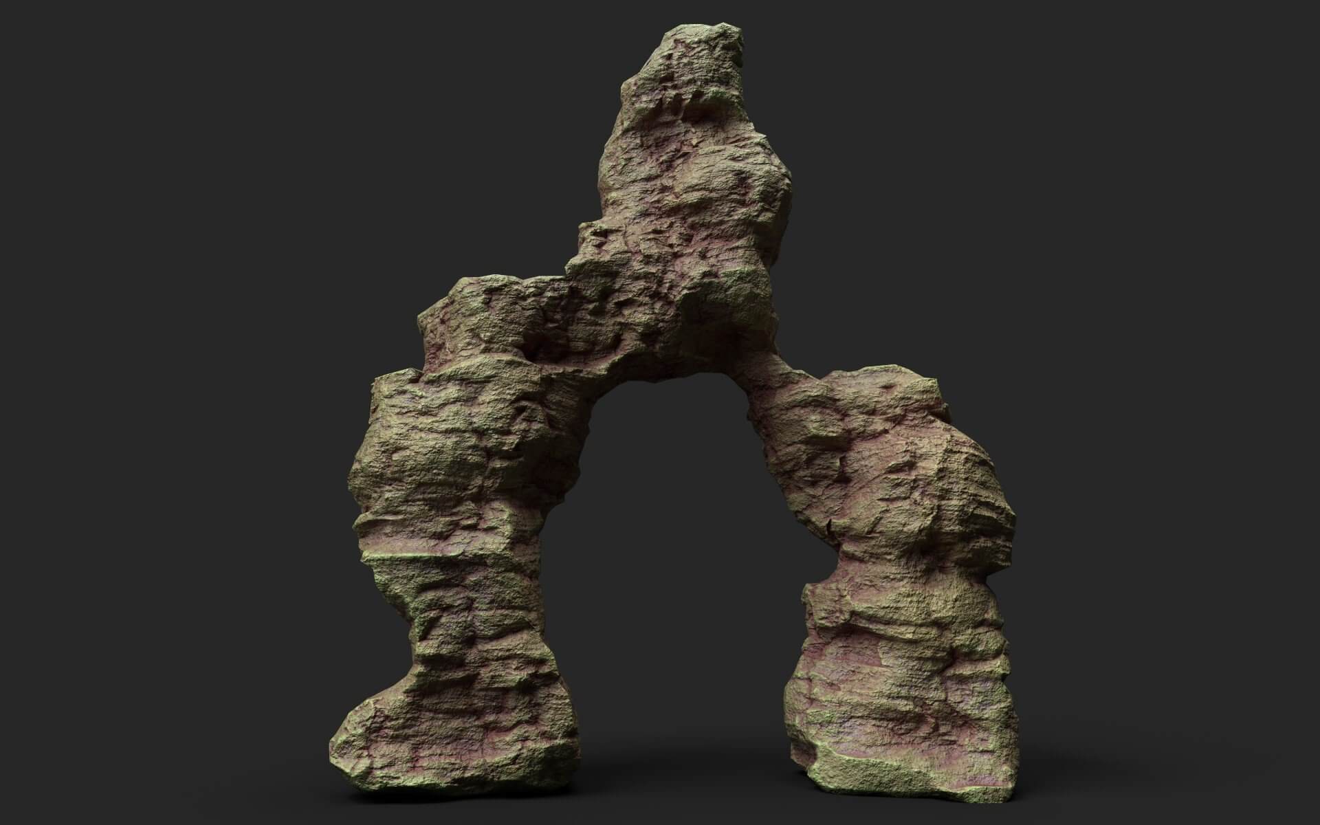 Desert Cliff 21-4 3D Model by Radju
