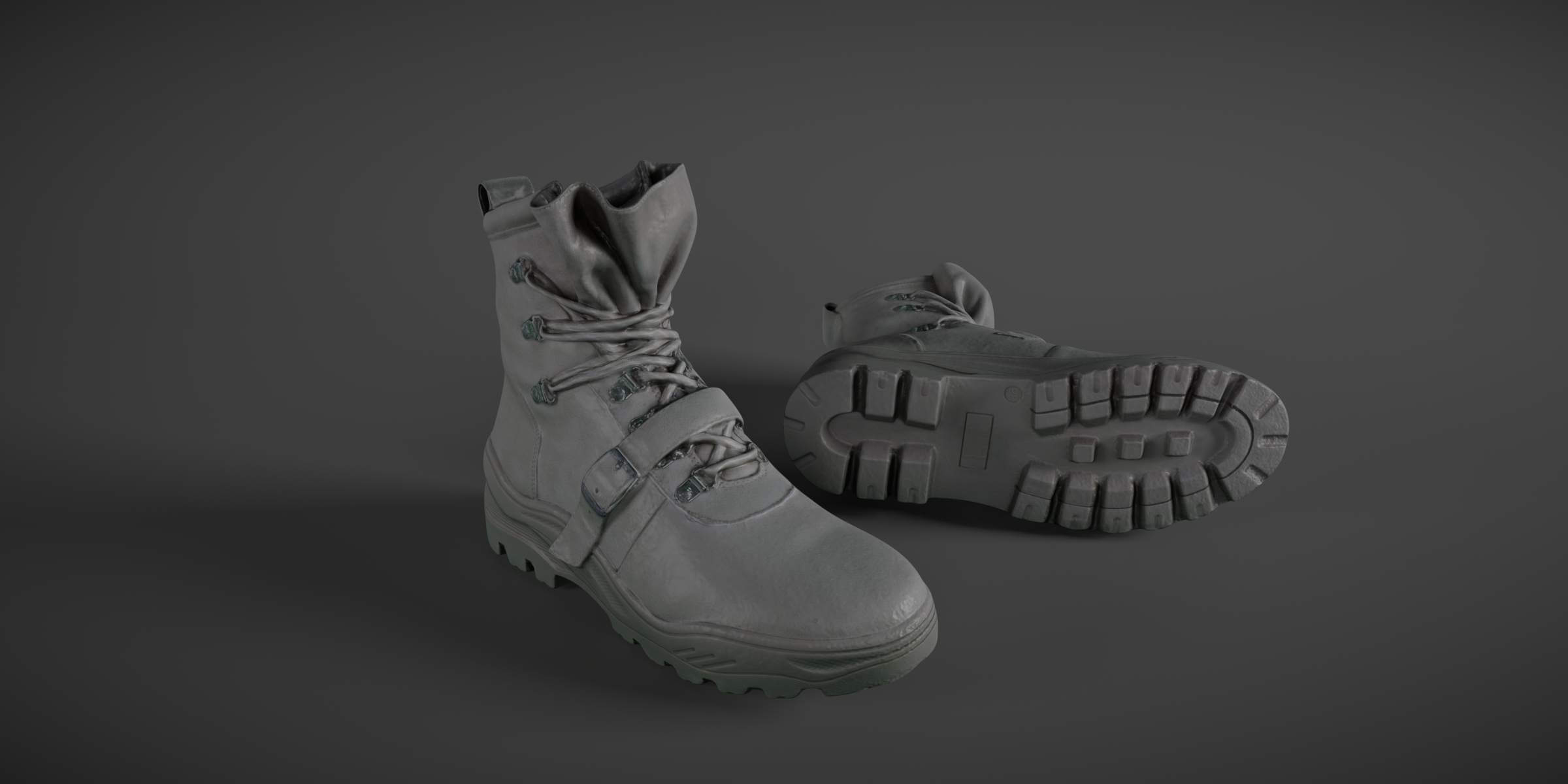 Pair of Boots - 3D Model by Radju