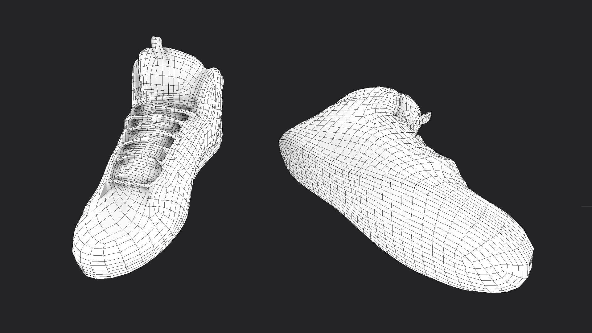 Pair of Sneakers - 3D Model by Radju
