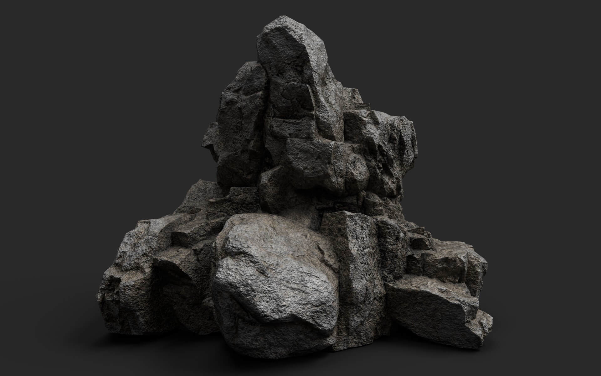 Rock 22-10 3D Model by Radju