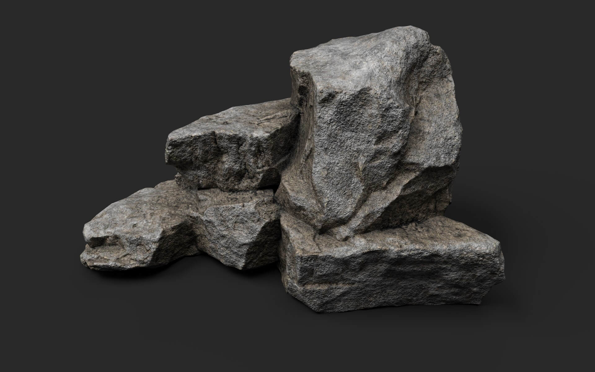 Rock 22-6 3D Model by Radju