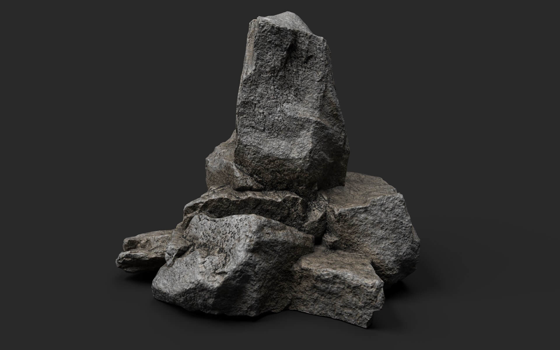 Rock 22-7 3D Model by Radju