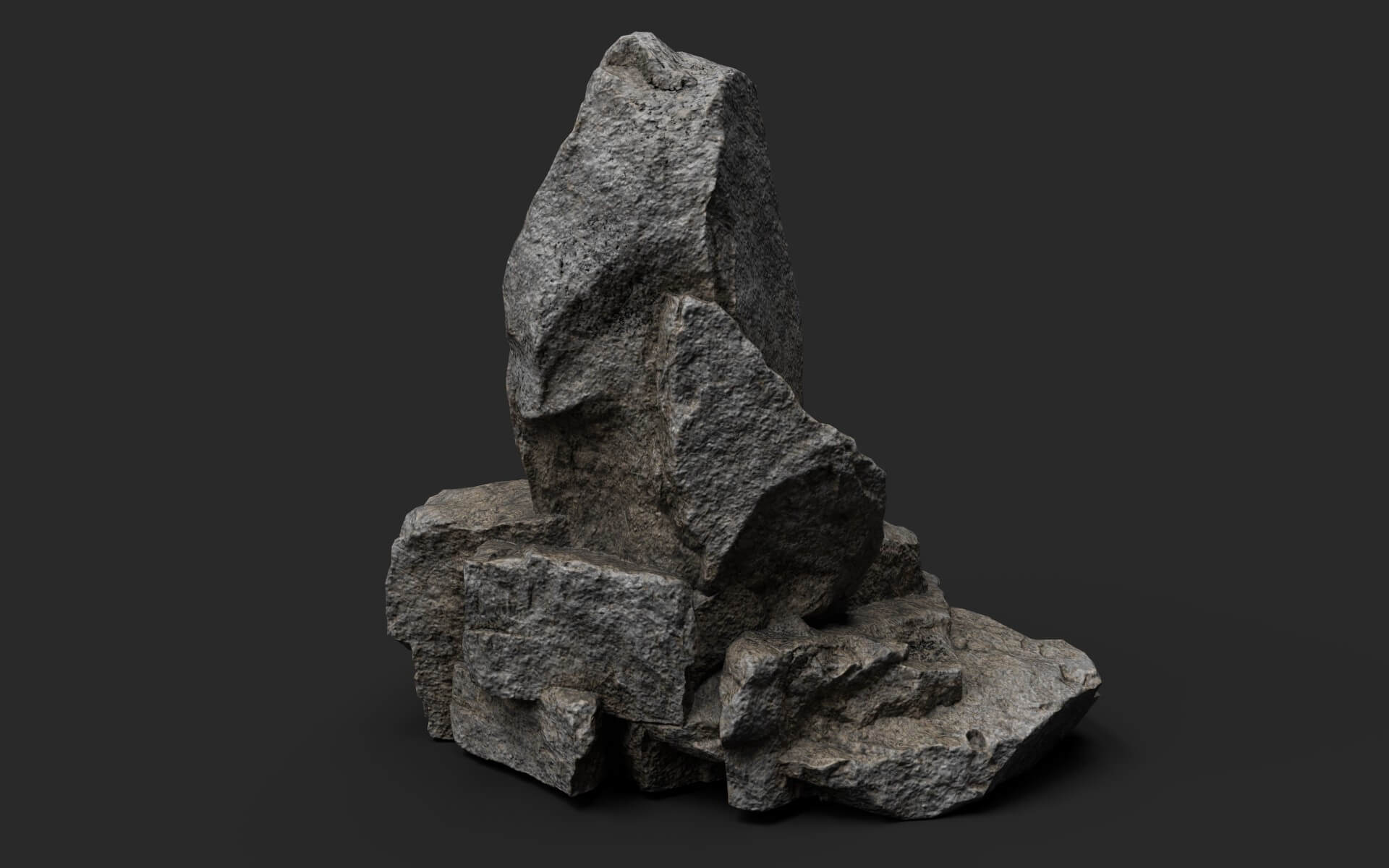 Rock 22-7 3D Model by Radju