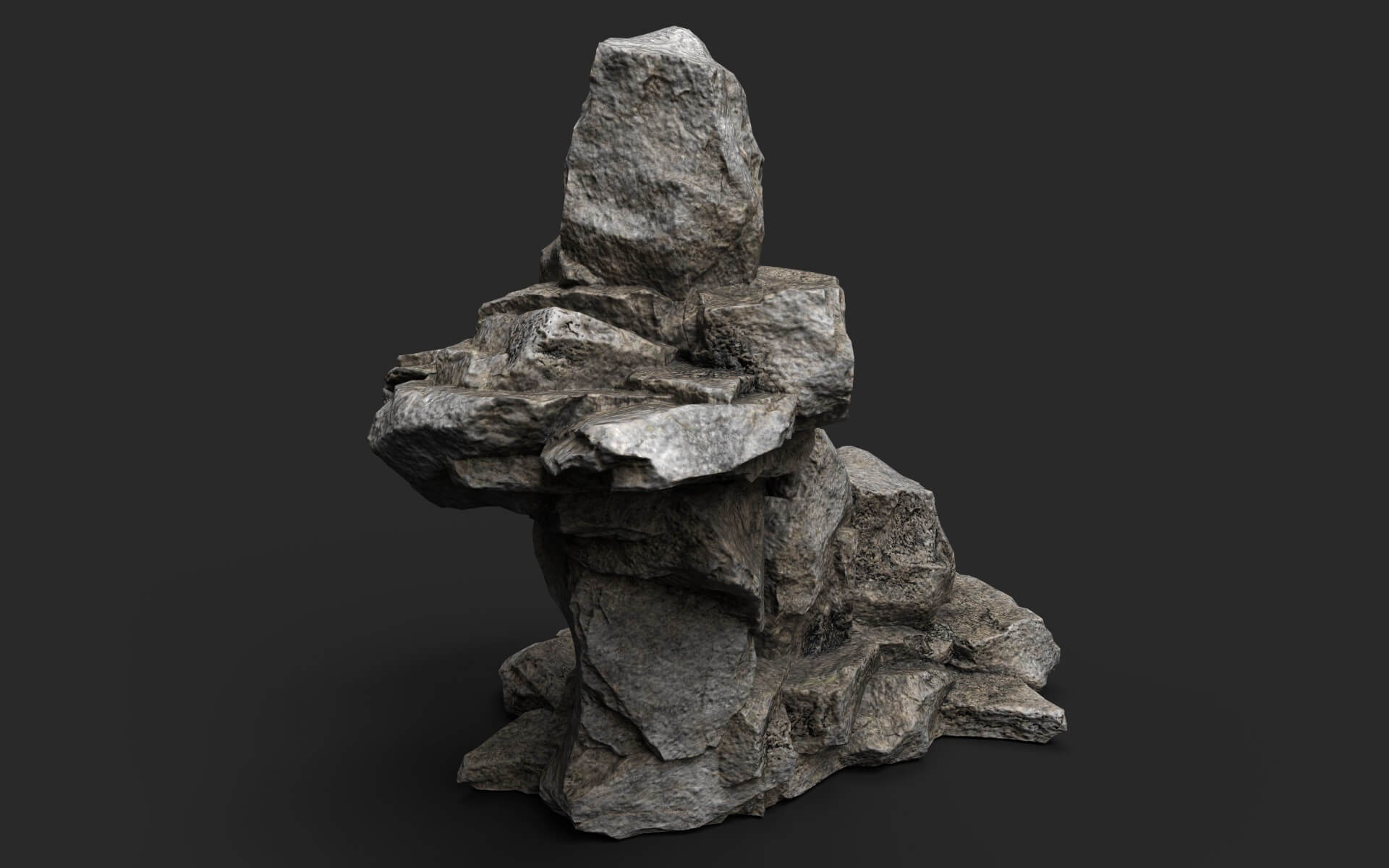 Rock 22-8 3D Model by Radju