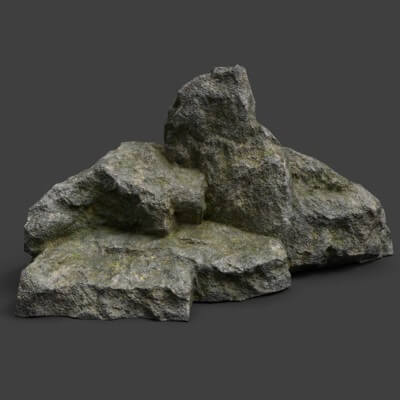 Rock 3-5 3D Model by Radju