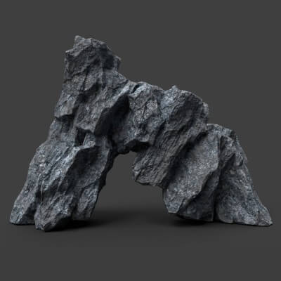 Rock 7-5 3D Model by Radju