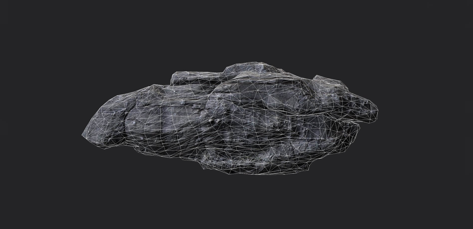 Rock Boulder - 3D Model by Radju