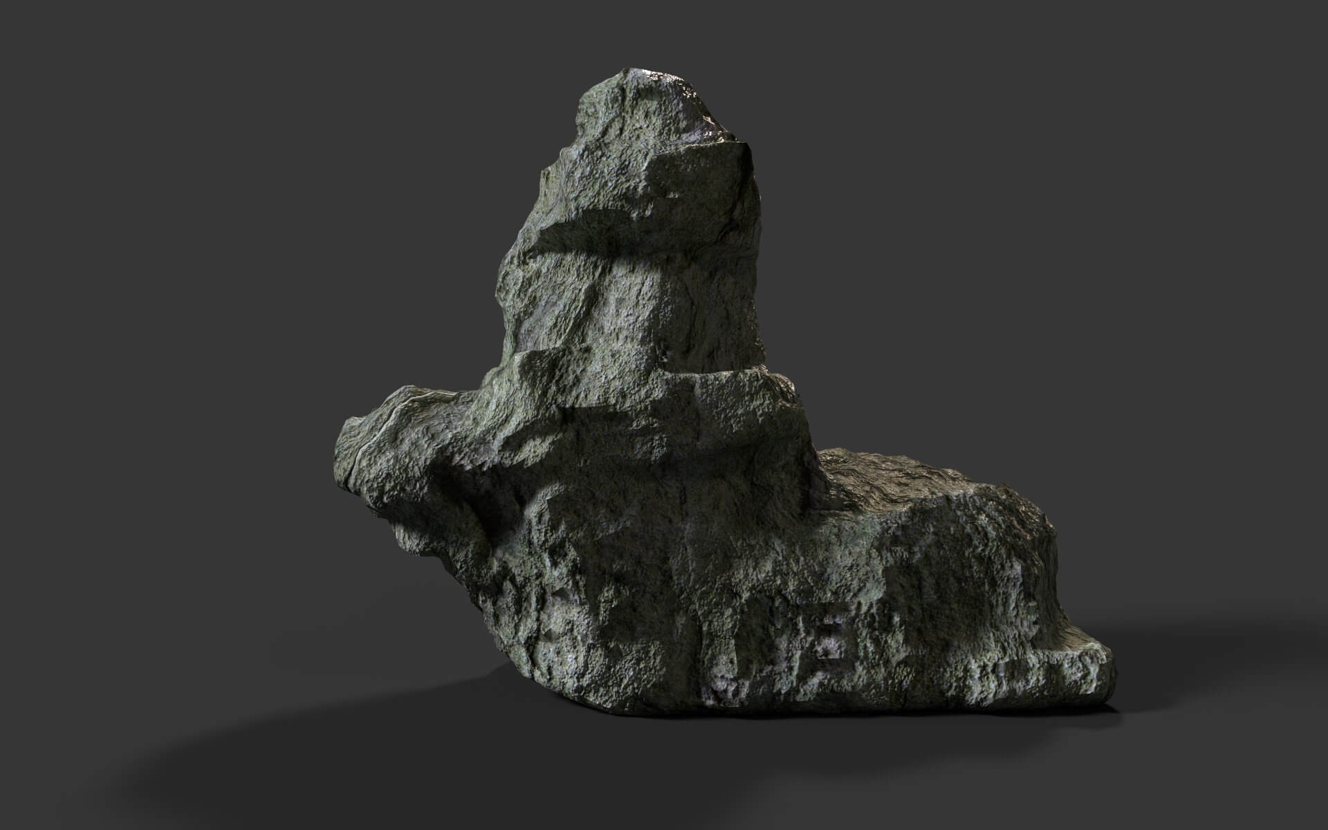 Rock Cliff - 3D Model by Radju