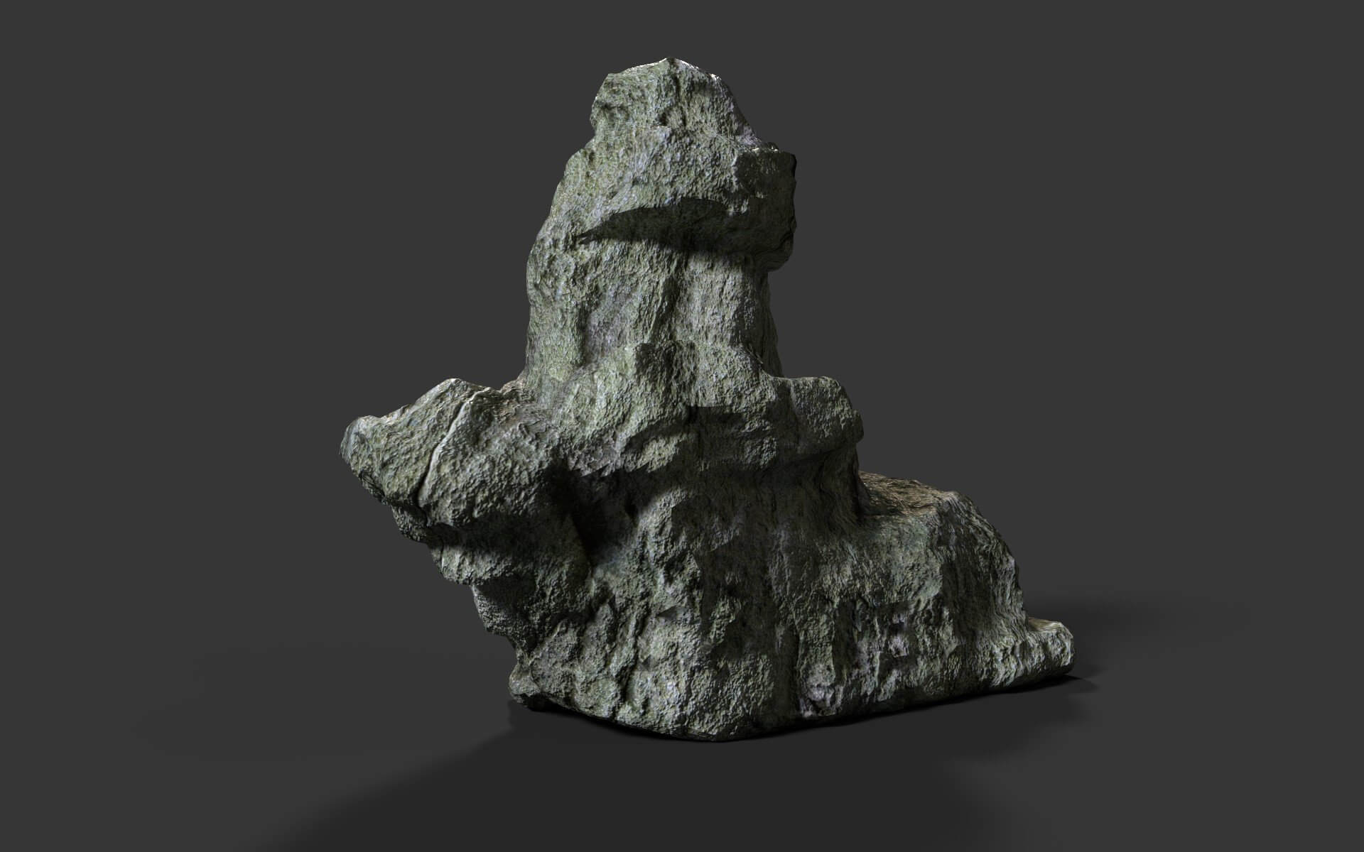 Rock Cliff - 3D Model by Radju