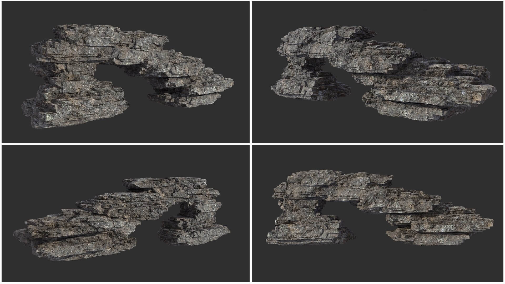 Rock Collection 012 - 3D Model by Radju