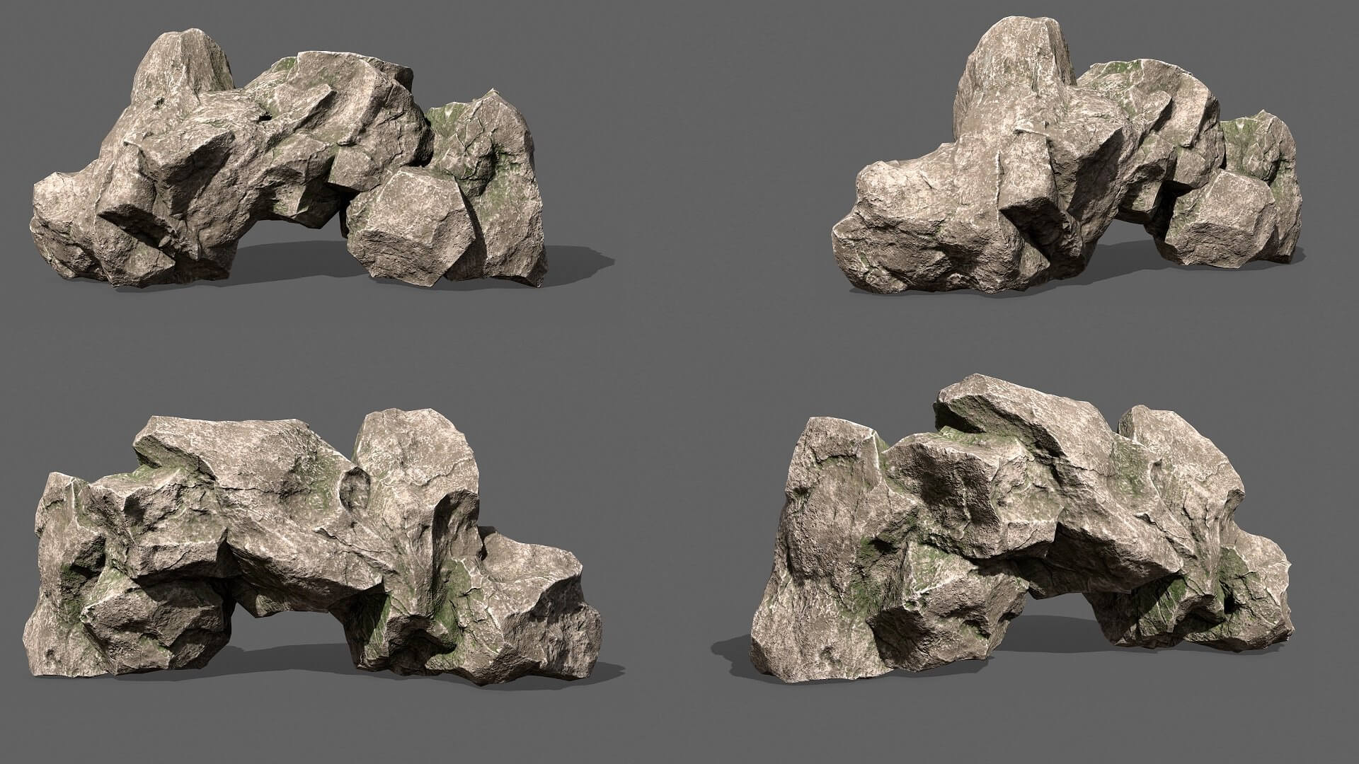 Rock Collection 017 - 3D Model by Radju