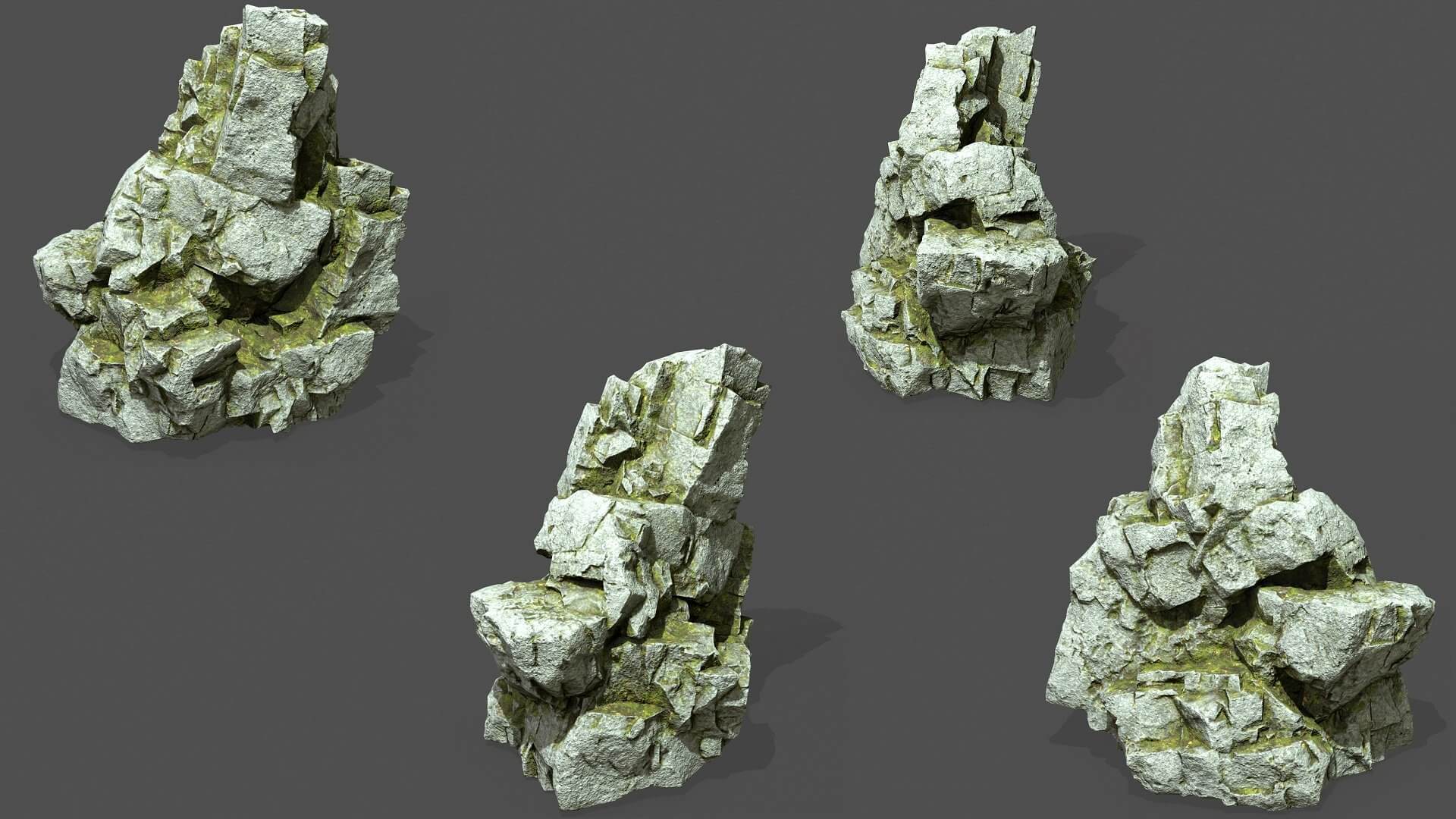 Rock Collection 020 - 3D Model by Radju