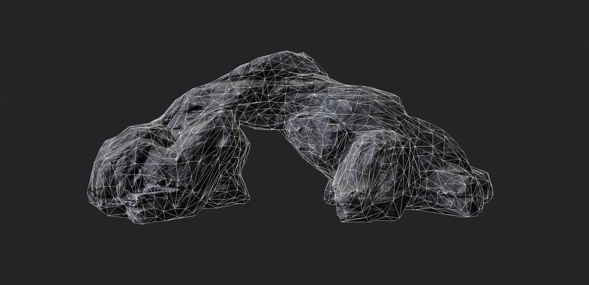 Rock Formation - 3D Model by Radju