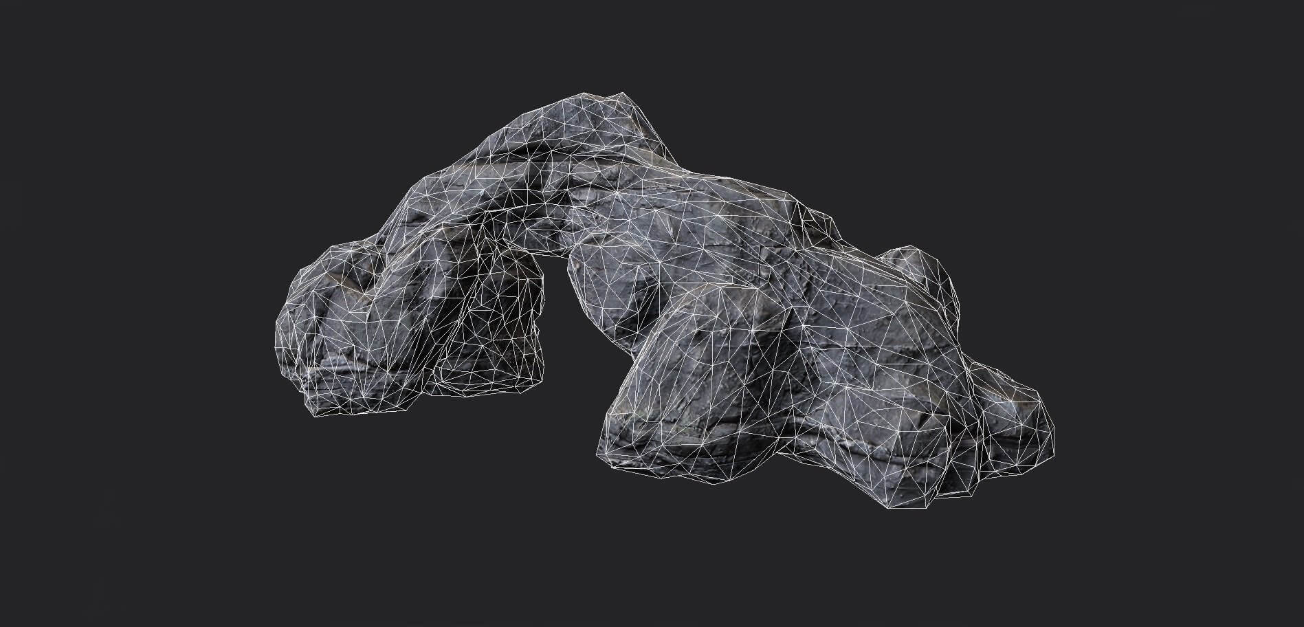 Rock Formation - 3D Model by Radju